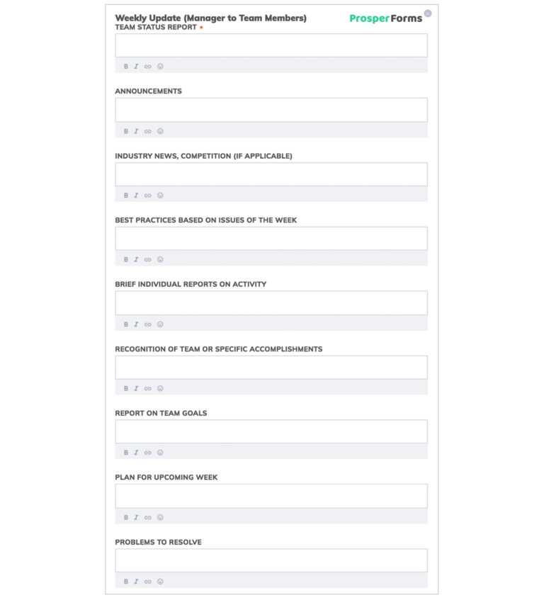 6 Awesome Weekly Status Report Templates | Free Download regarding ...