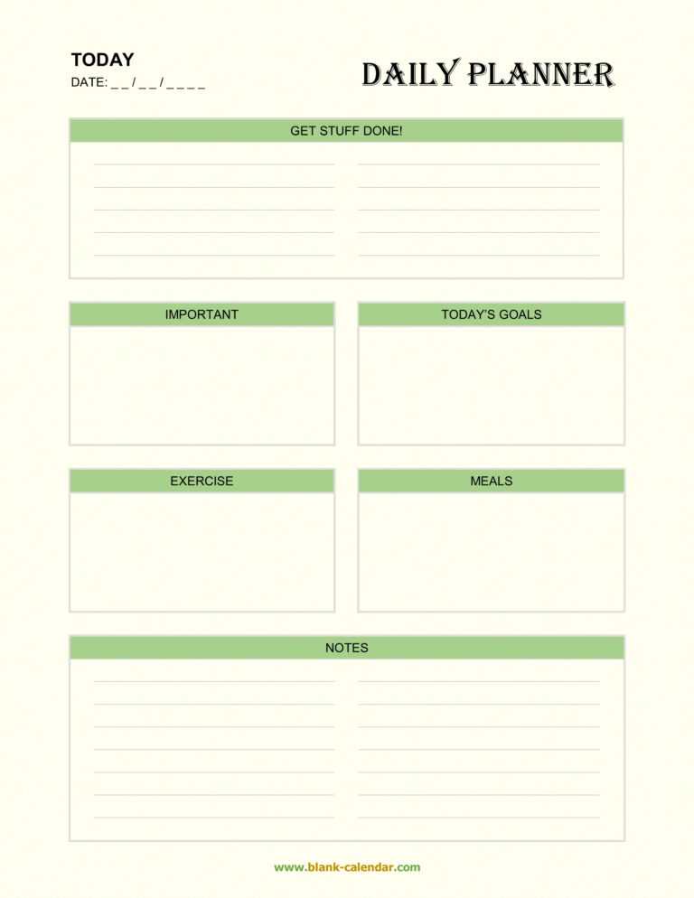 Blank Daily Schedule Pdf – Calep.midnightpig.co intended for Printable ...