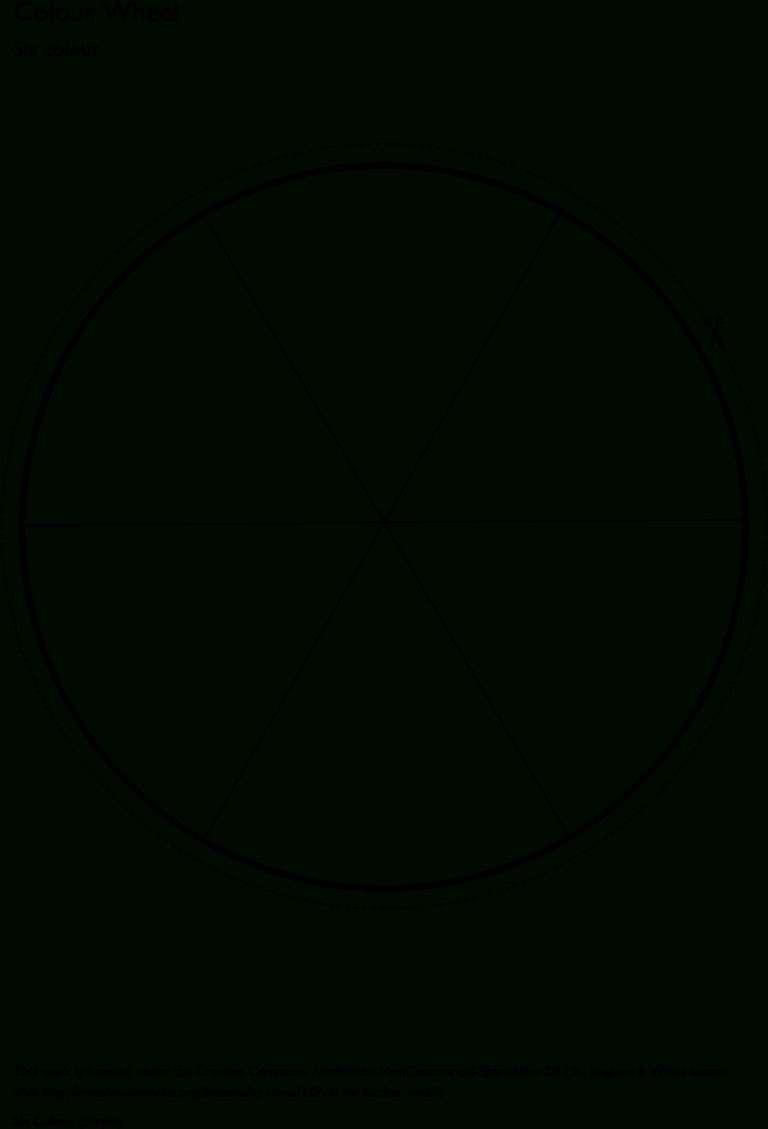 Download Printable Blank Color Wheel – Colour Wheel To with Blank Color ...