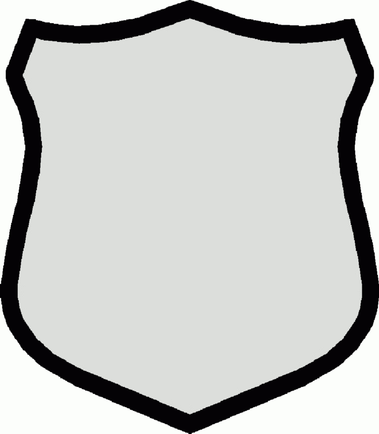 Shield Template Clipart | Free Download On Clipartmag for Blank Shield ...