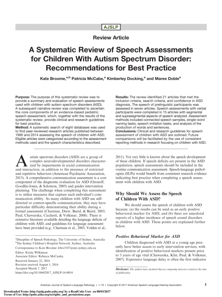 Single-Word Tests Of Articulation And Phonology. | Download throughout ...