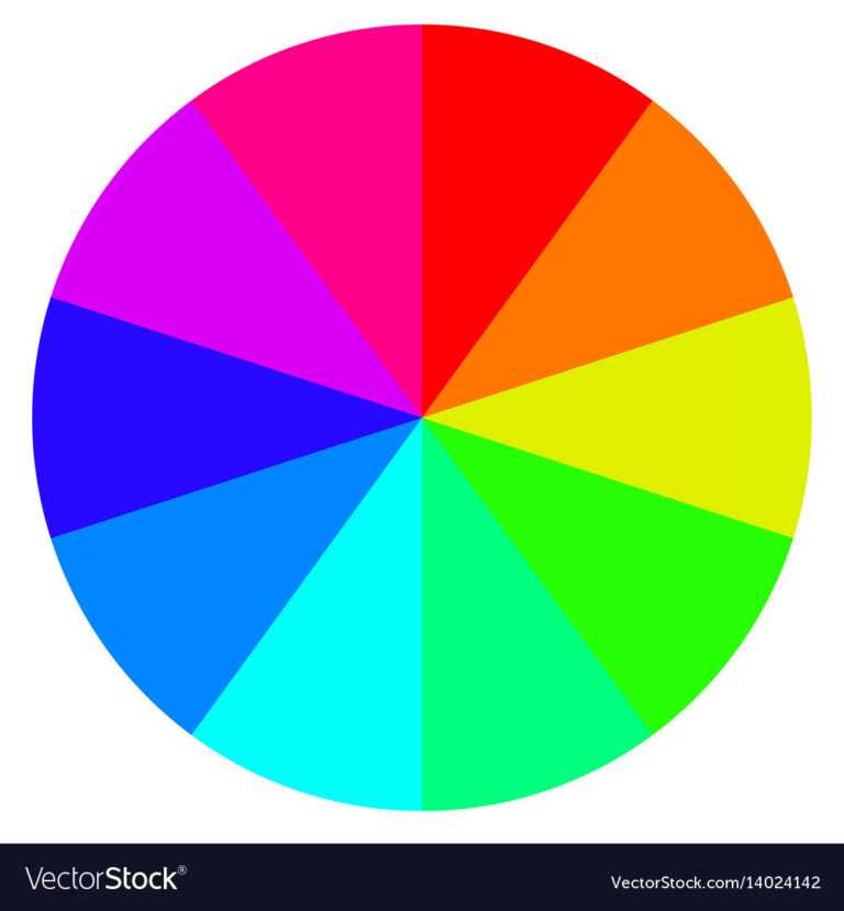 Template Wheel Fortune Color Palette within Blank Color Wheel Template ...
