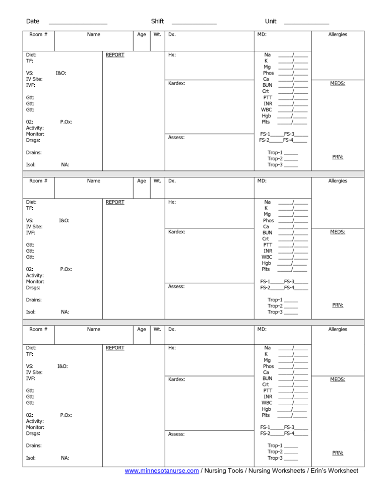 Worksheet For Nursing | Printable Worksheets And Activities throughout ...